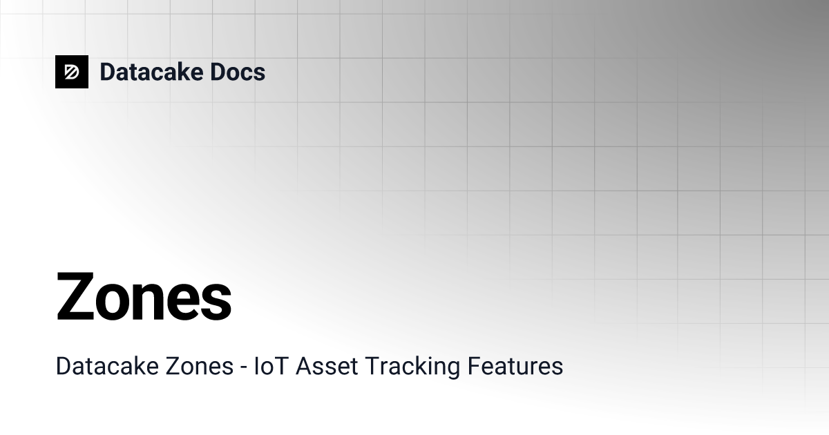 Zones | Datacake Docs